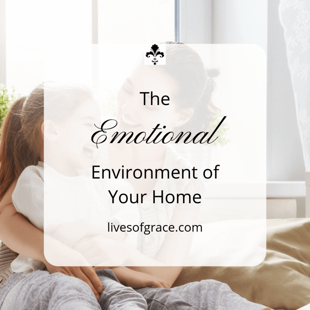 The Emotional Environment of Your Home - Finding Joy in Motherhood