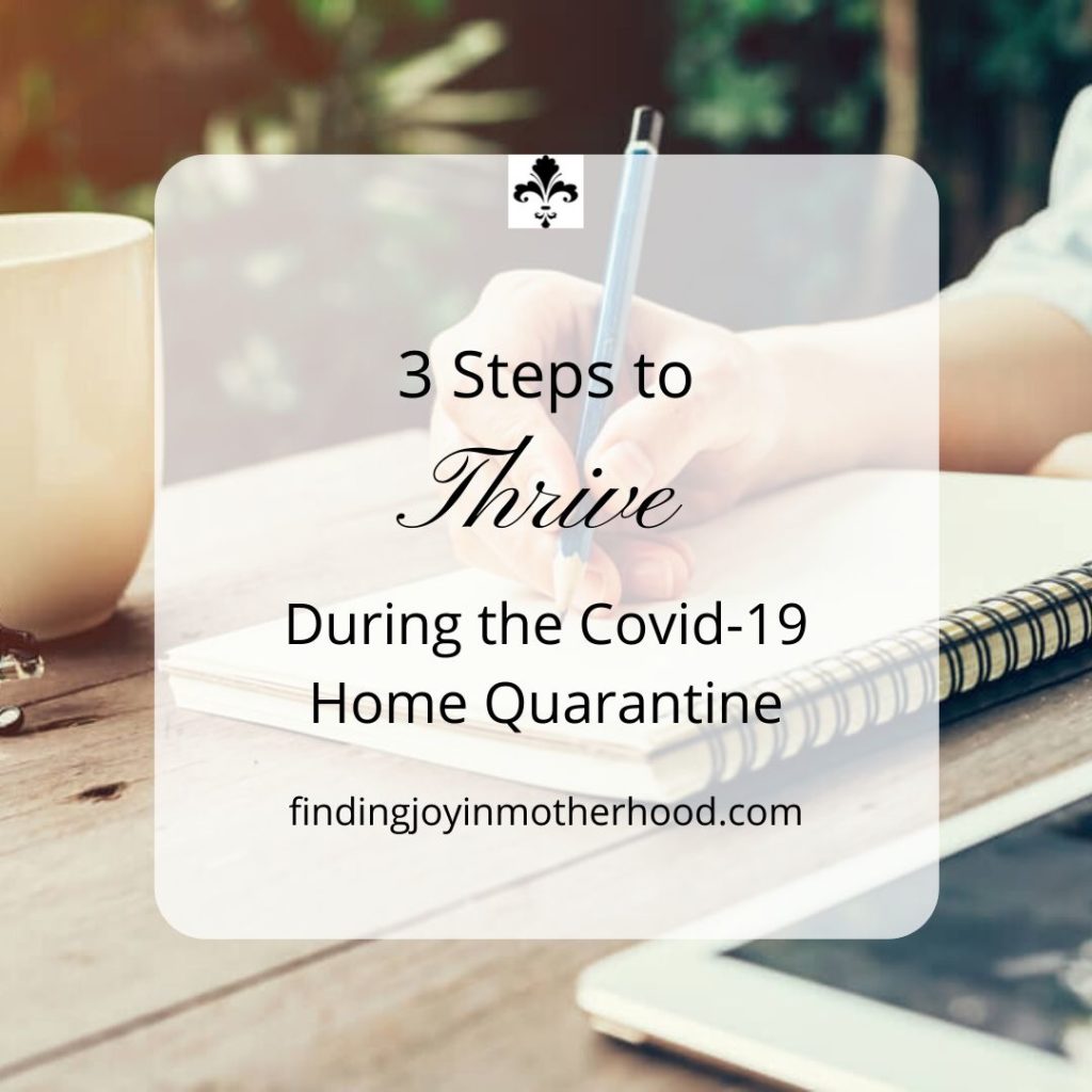 3 Steps to Thrive During The Covid-19 Home Quarantine - Finding Joy in ...